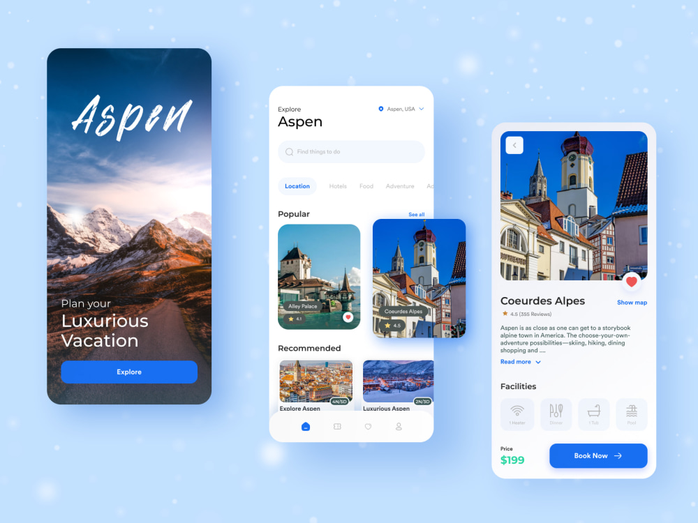 A custom Mobile App UI design concept | Upwork