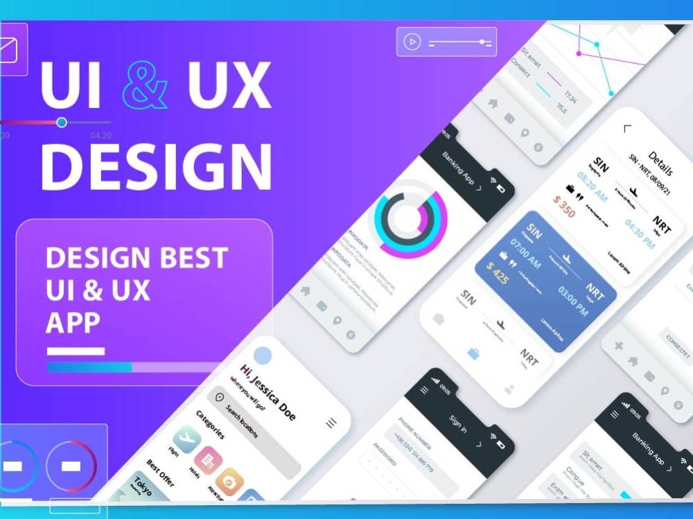 Creative professional and modern UI/UX designs | Upwork