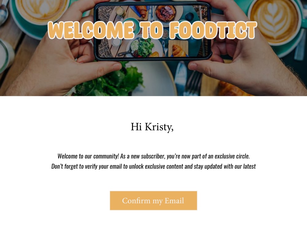 A personalize and interactive email design for your business | Upwork