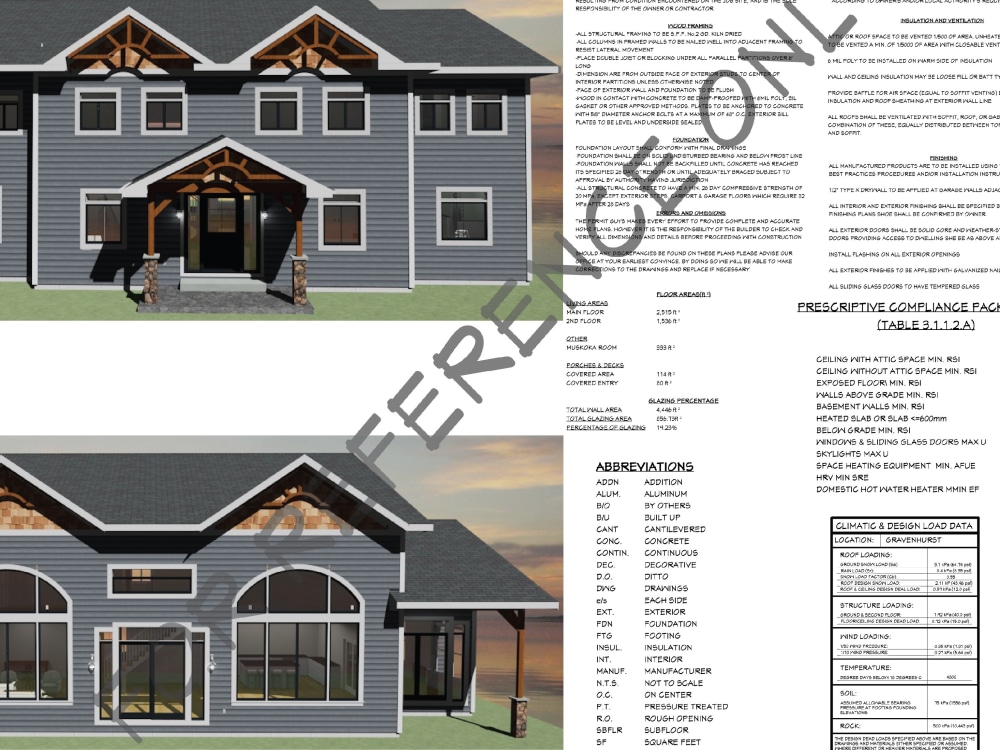 Permit drawings set for your house | Upwork