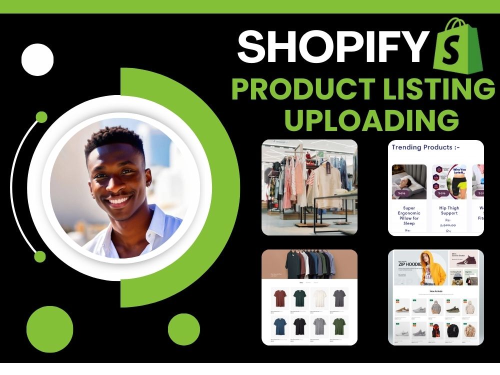 Shopify Product listing and product upload | Upwork