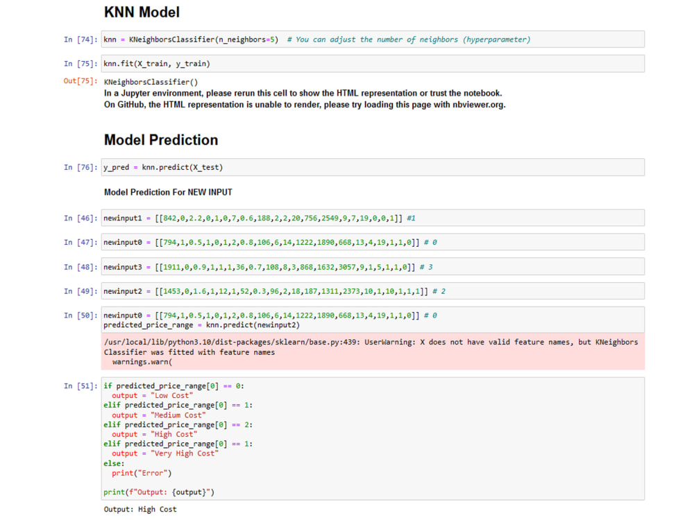 AI model and Python Projects using Jupyter Notebook | Upwork