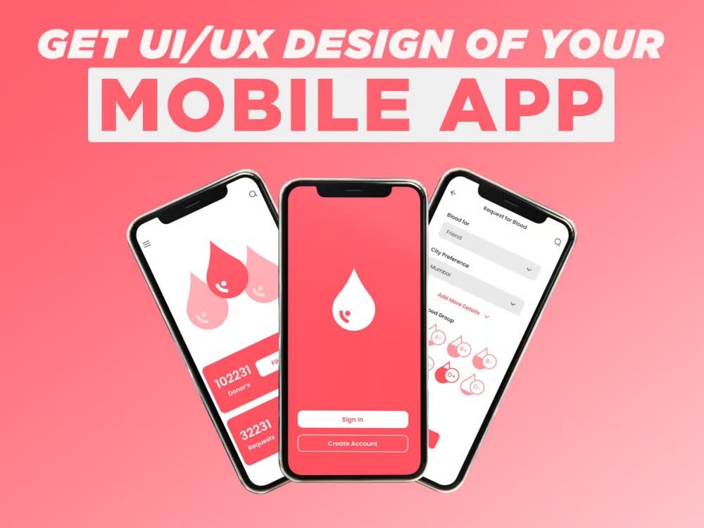 Fantastic UI/UX design for your mobile app (IOS, Android) in 48 Hours ...