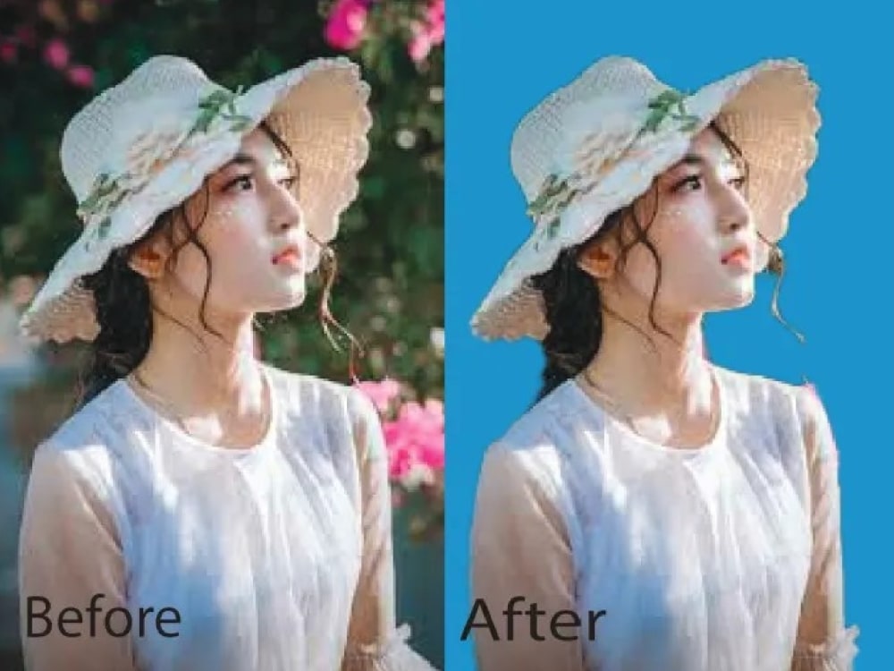 Colorist, face retouching, remove person and change background | Upwork