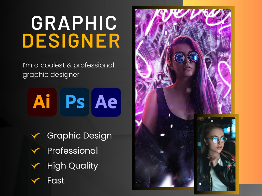 Professional graphic designer and VS for your graphics design Projects ...