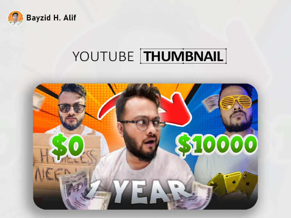 High Quality & effective YouTube Thumbnail | Upwork