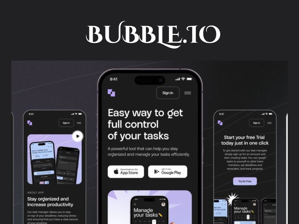 Bubble web app bubble saas app,bubble Web and Mobile App built in ...