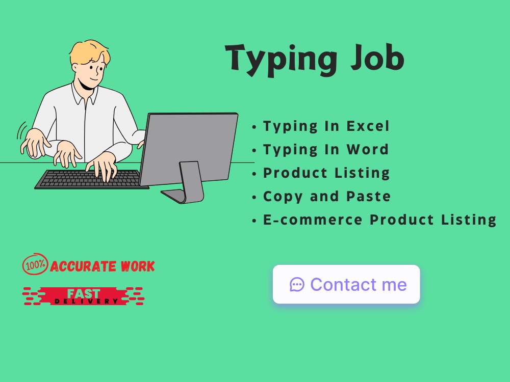 Data entry, typing, copy paste, admin support | Upwork