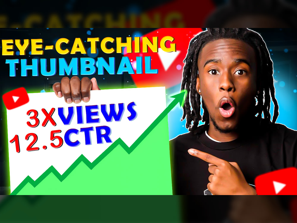 Attractive YouTube Thumbnail Design to Skyrocket your Views | Upwork