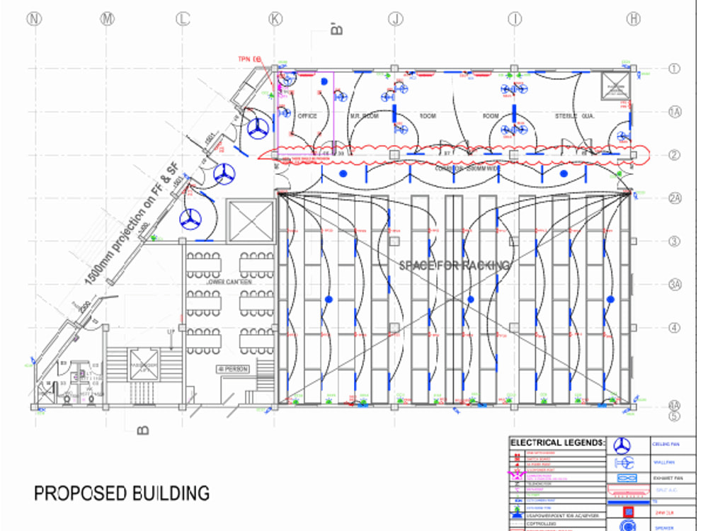 Electrical layout design of floor plan on Autocad | Upwork