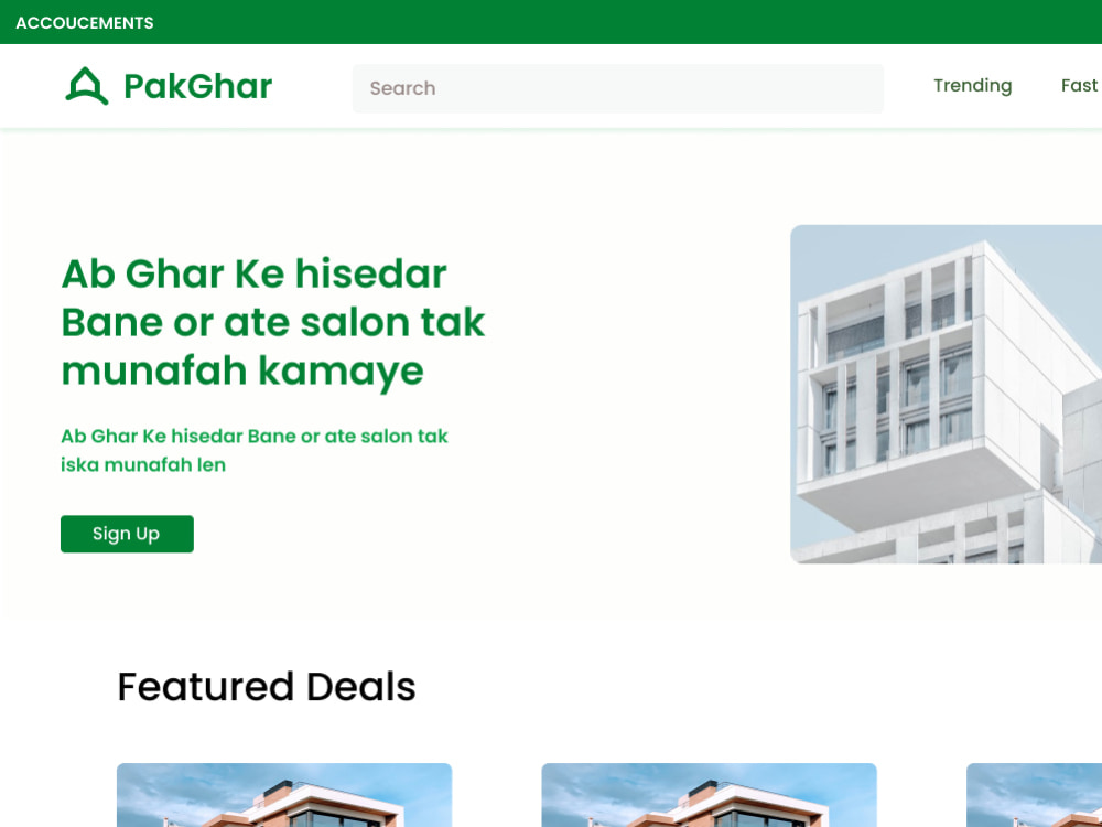 Professionally designed and developed landing page using html and CSS ...
