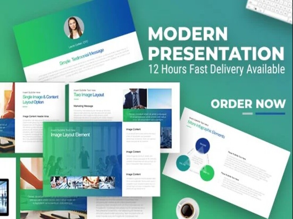 Redesign your PowerPoint or keynote presentation. | Upwork