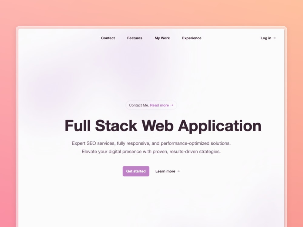 Full Stack Web App ~ MERN ~ Node JS ~ React JS ~ Backend-Databases | Upwork