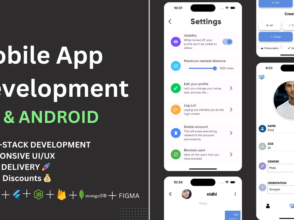 Fullstack mobile app development using flutter | Upwork