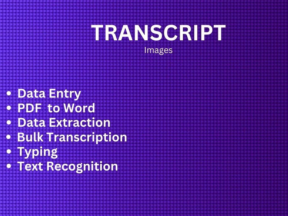 Accurate conversion of PDF and image transcription into word document ...