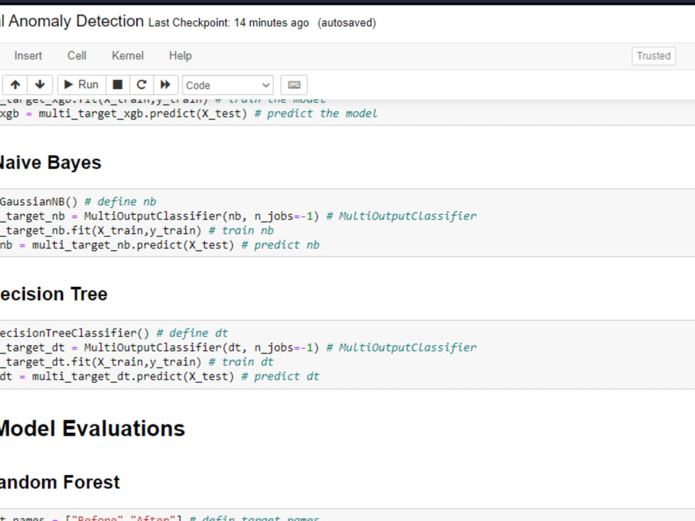Python and machine learning | Upwork
