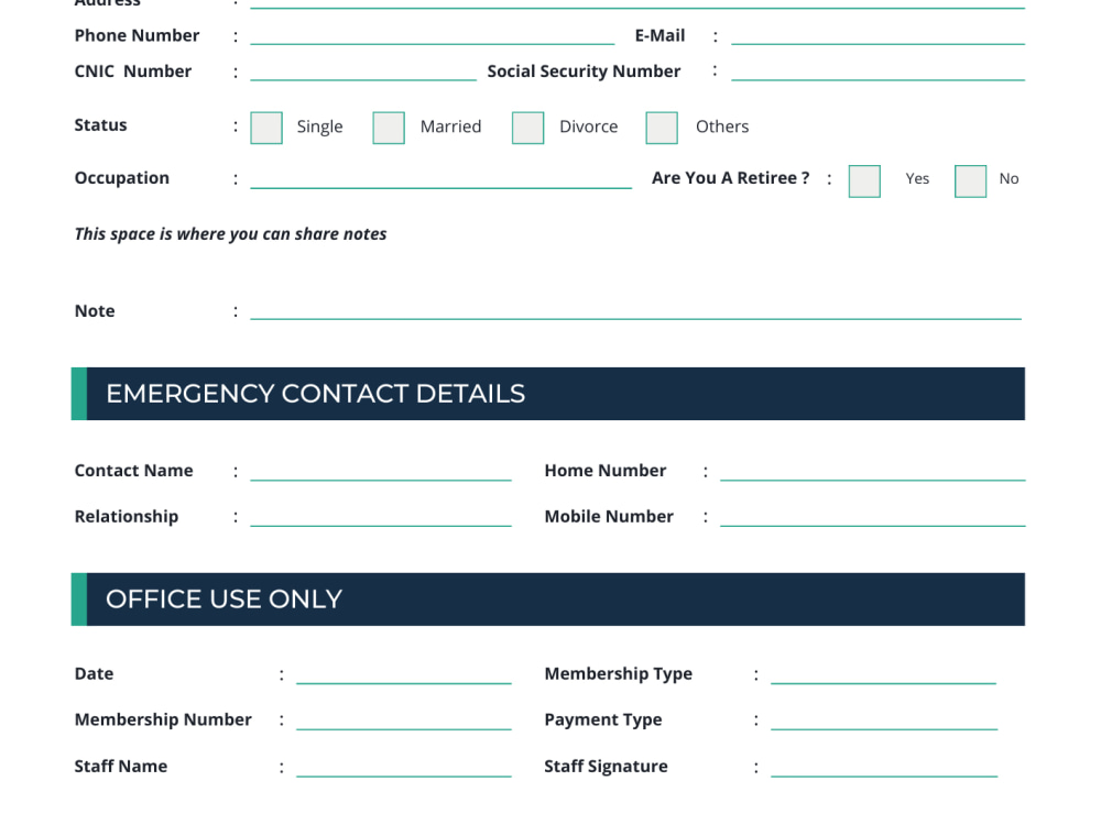 Professionally design fillable PDF form | Upwork