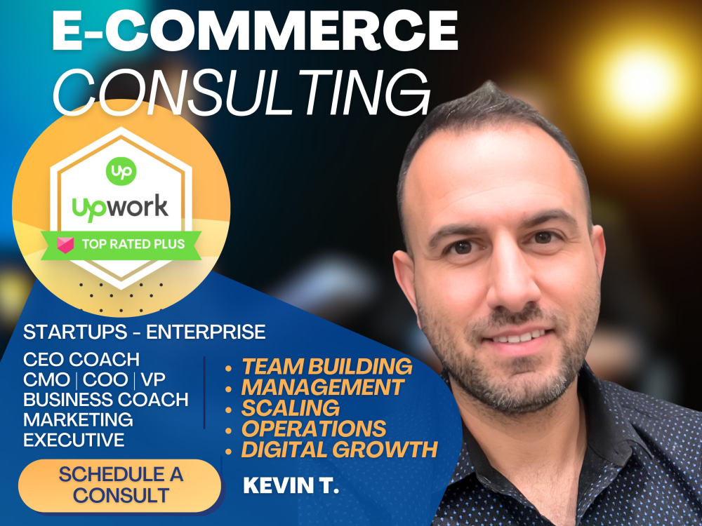 Expert Vetted Top 1% CMO's E-commerce Digital Marketing Audit | Upwork