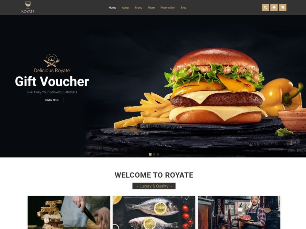 Resturant Web Site By Using Html And Css Js Upwork