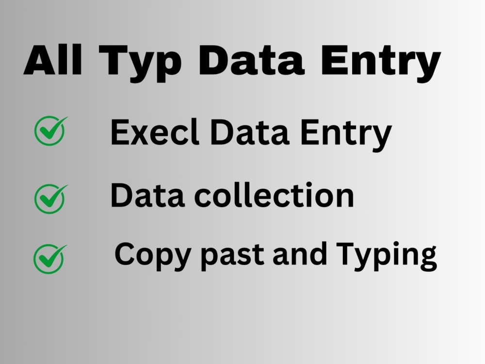 Data entry | Accuracy in Data Entry | Excel Data Entry | Data Input | Upwork