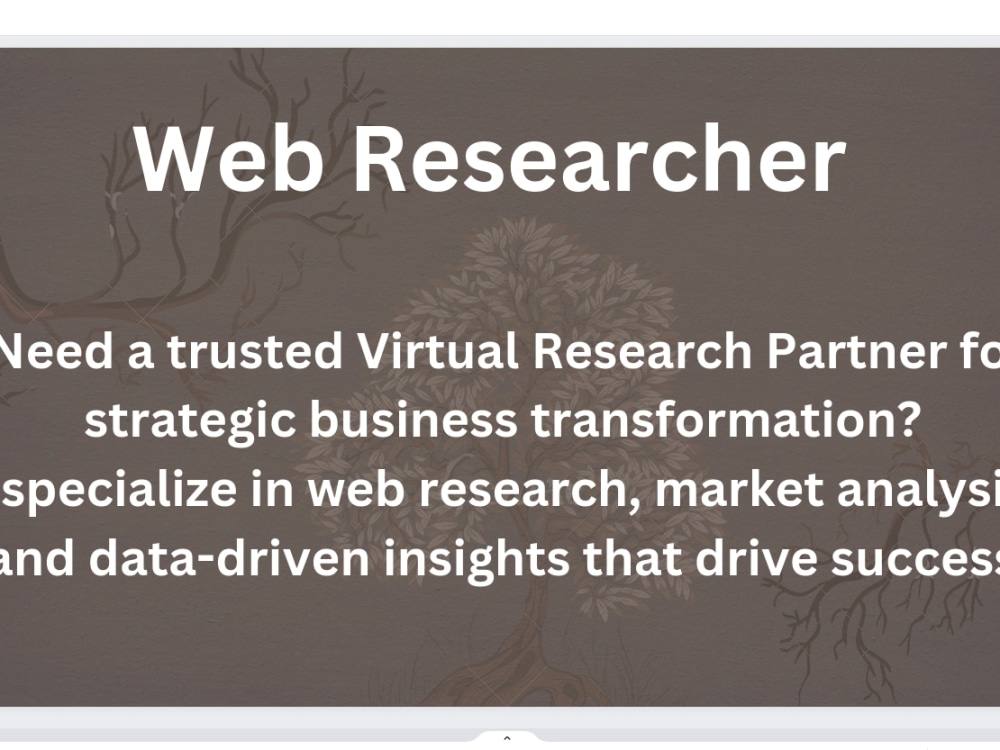 Expert Web Researcher for In-depth Insights | Upwork
