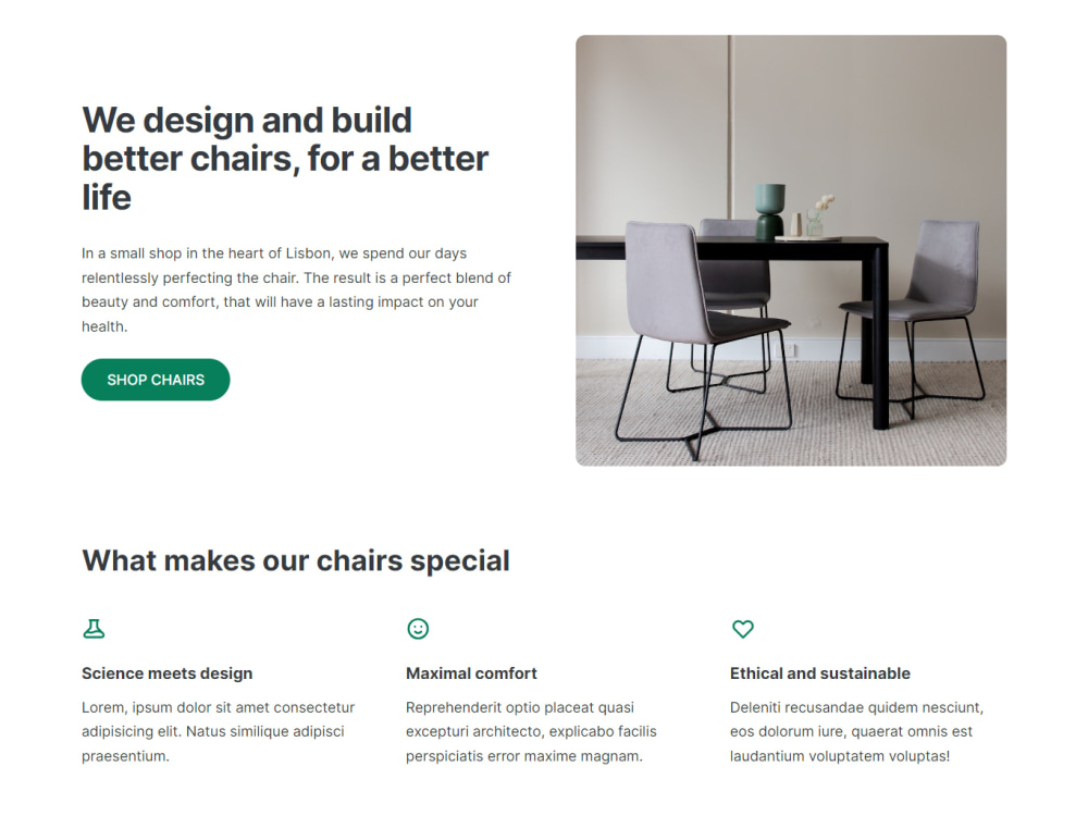 A fantastic looking landing page | Upwork