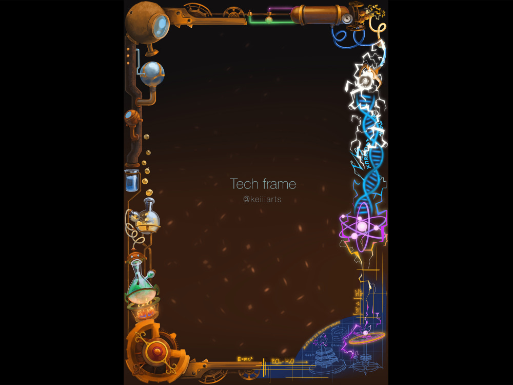 A custom illustrated card frame or border | Upwork