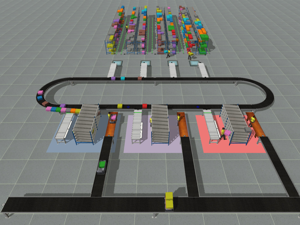 A simulation model for your industrial system with FlexSim | Upwork
