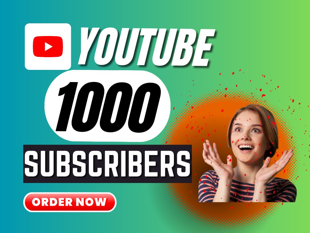 Non Drop 1000 YouTube Subscribers For Your YouTube | Upwork
