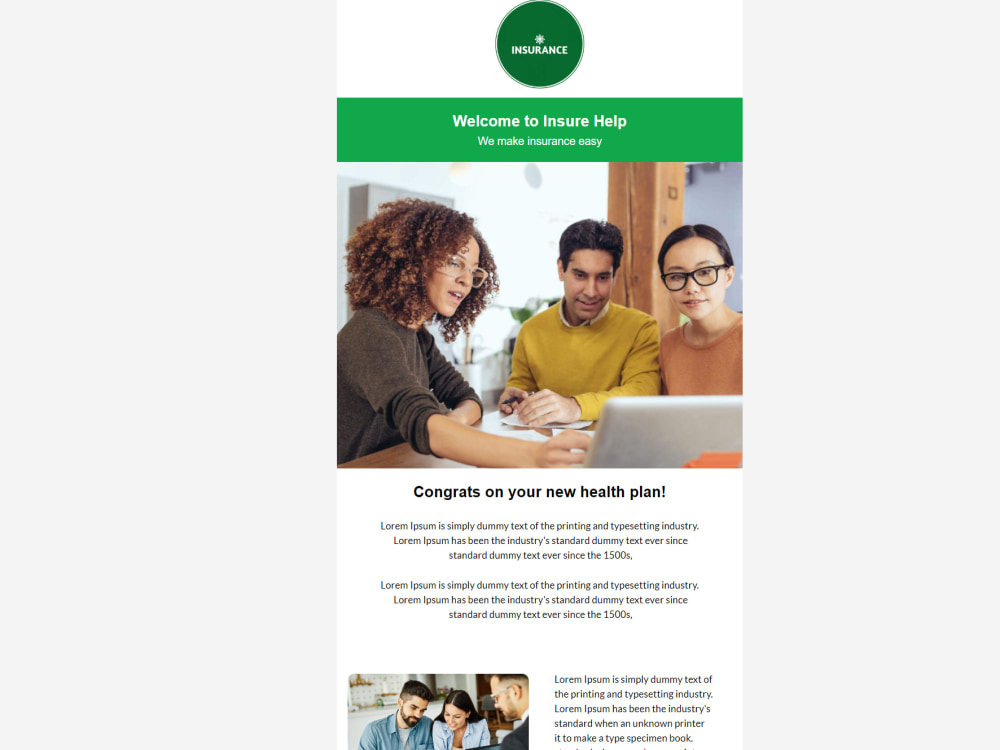 A professional Email Template Design | Upwork