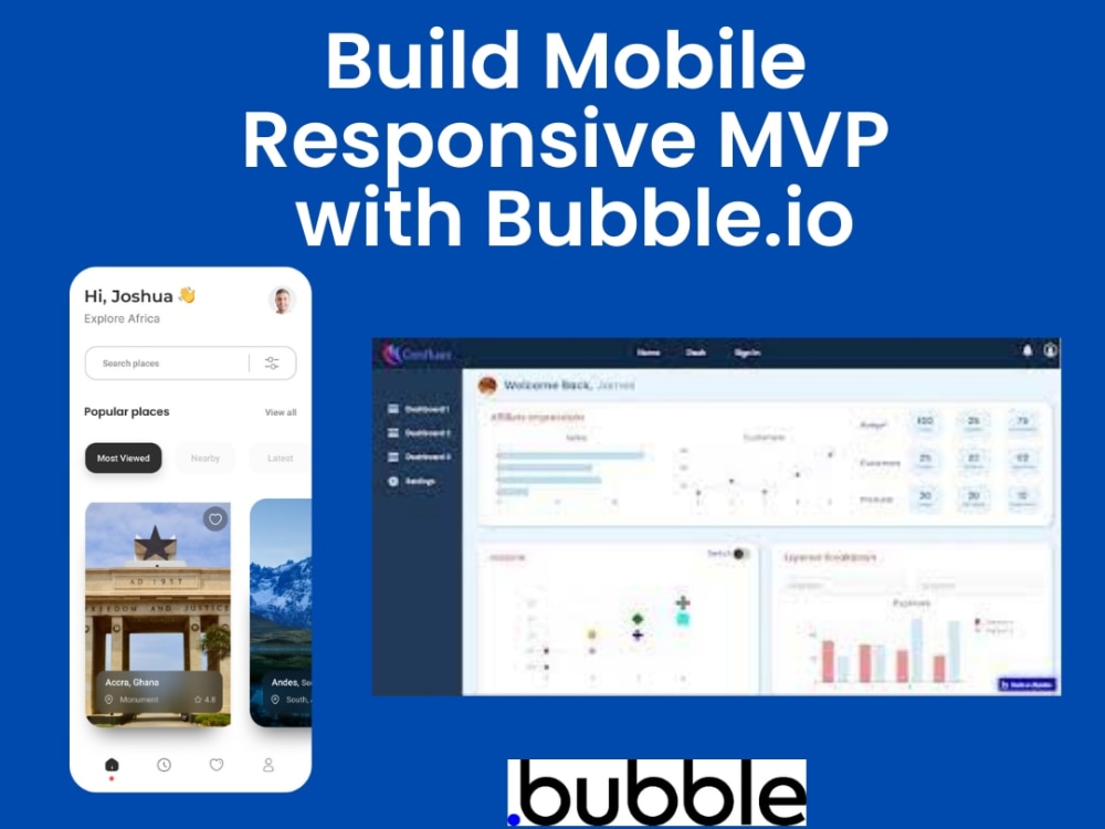 A no code bubble app developer to build a responsive MVP Web App | Upwork