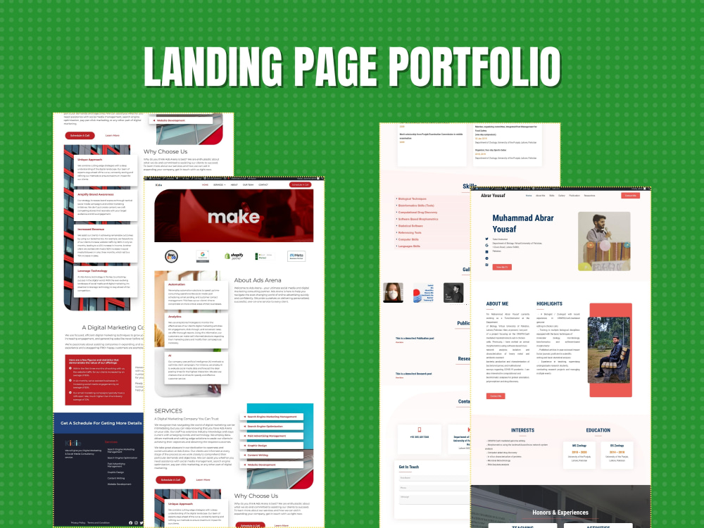 A Professional Elementor Landing page or one page website with ...