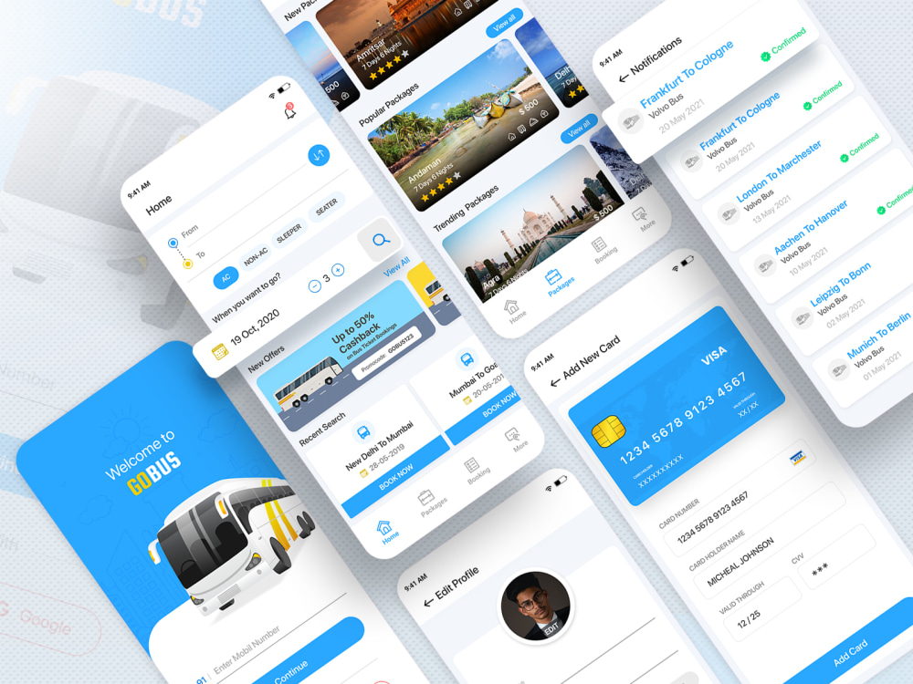 Modern and creative Mobile Application UI/UX Design in Figma | Upwork