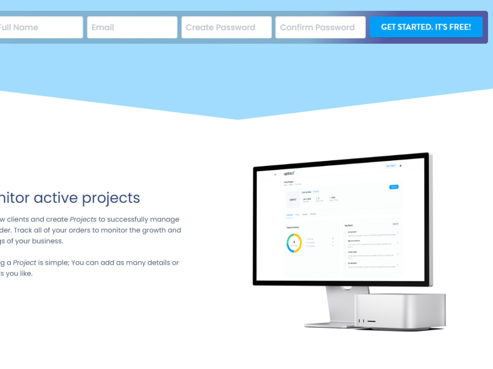 A pixel perfect design for your website with both frontend and backend | Upwork