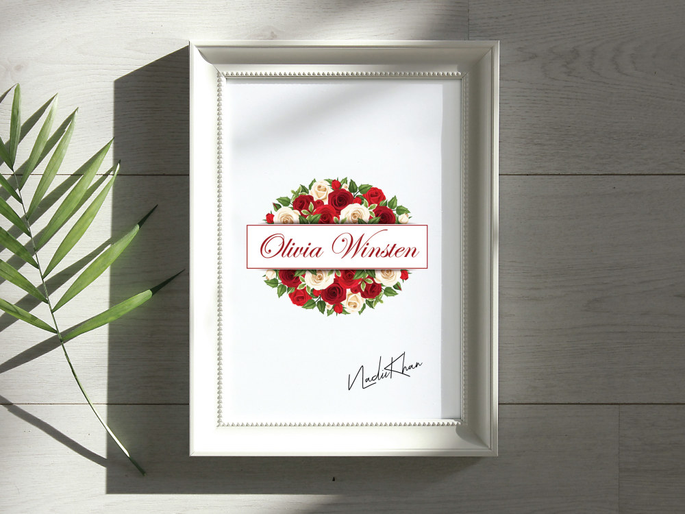 A fantastic watercolor Feminine Floral Hand-Drawn Signature Logo | Upwork