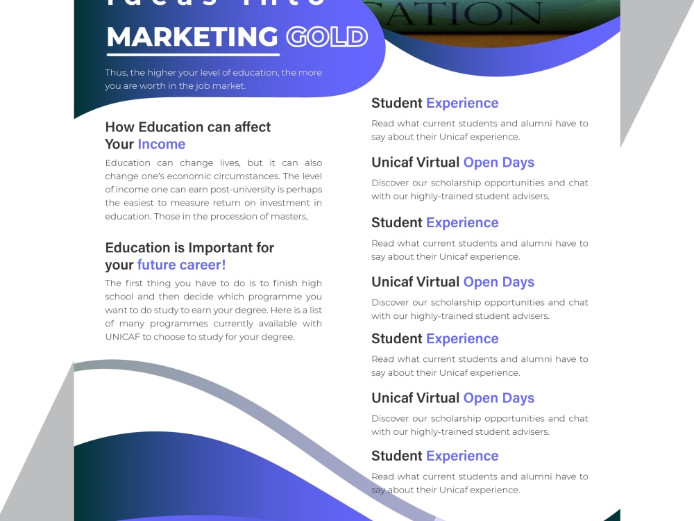 Creative Business Grow up flyer design template | Upwork