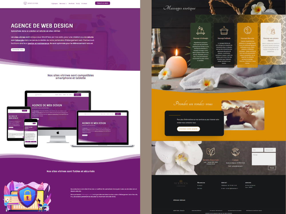 A complete one page WordPress website | Upwork