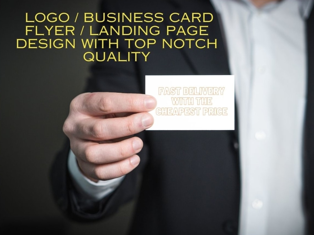 A Logo/Business Card/Flyer/Landing Pages design with Top Notch Quality ...