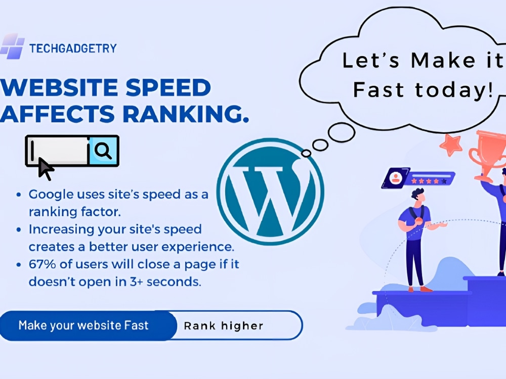Your wordpress site speed skyrocket in 24 hours | Upwork