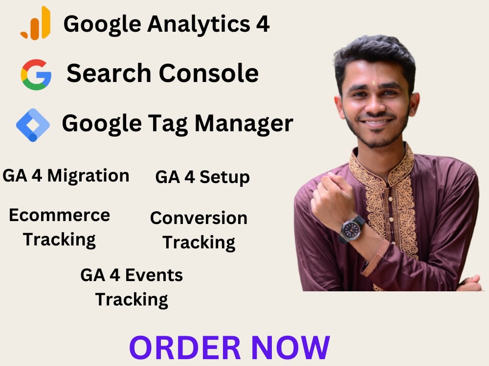 Google Analytics (UA/GA4),Tag Manager & Ecommerce Tracking, Setup Service. | Upwork