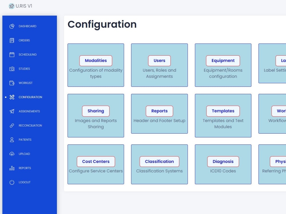 Full Web-Based Universal Radiology Information System | Integrated RIS ...