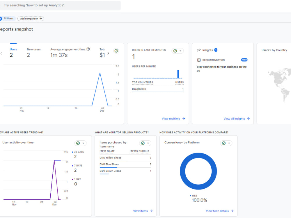 Setup Facebook meta pixel conversion API & ga4 server side tracking via GTM | Upwork