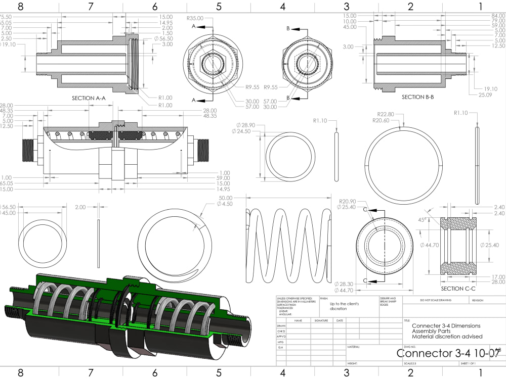 Engineering Drawings & 2D Technical Drawings for your 3D Model | Upwork
