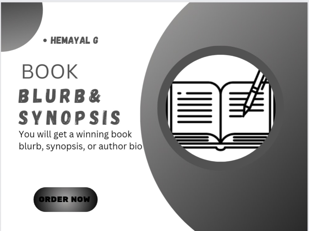 A winning book blurb, synopsis, or author bio | Upwork