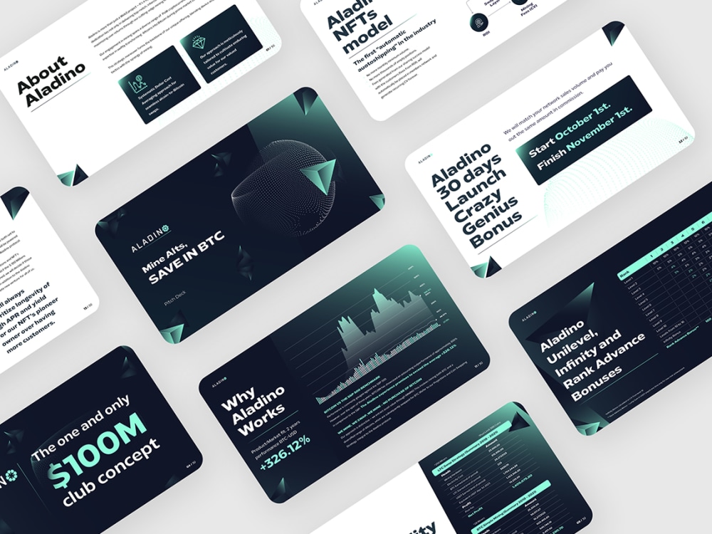 A stunning pitch deck | Upwork