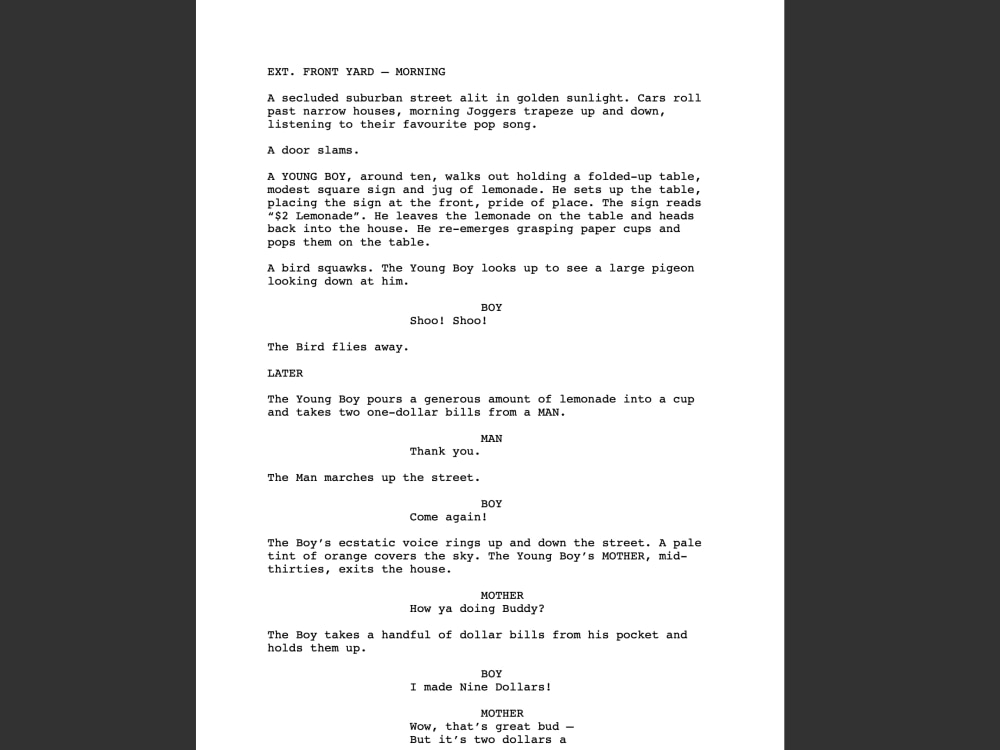 An expert that proofreads your screenplay or short story. | Upwork