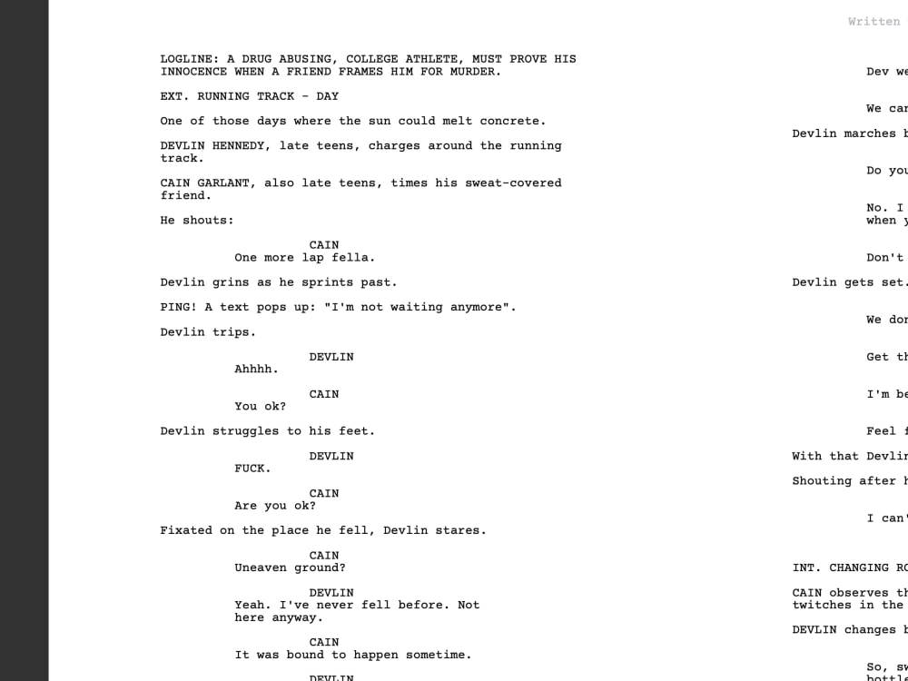 An expert that proofreads your screenplay or short story. | Upwork
