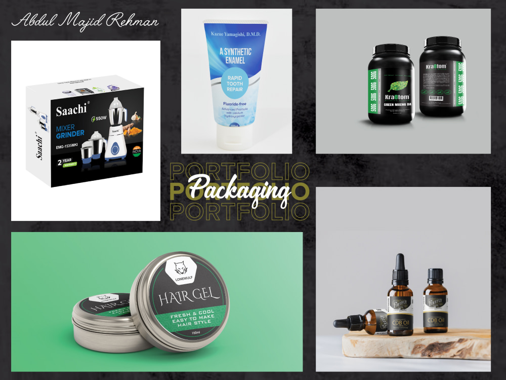 A Modern | Premium | Professional print-ready Packaging & Label design ...