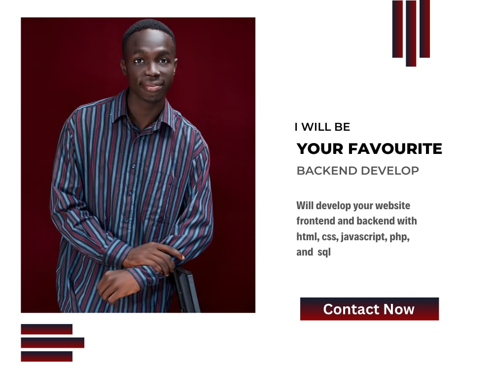 An awesome website design and backend development | Upwork