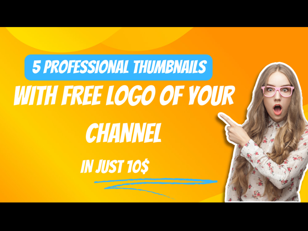 "Engaging YouTube Thumbnails Package: 5 Designs for $10" | Upwork